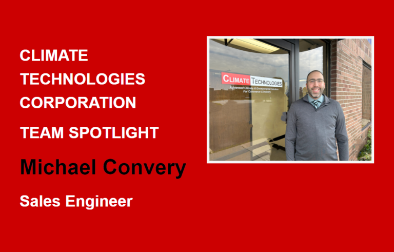 Climate Technologies Welcomes Michael Convery To Our Team! - Climate Technologies